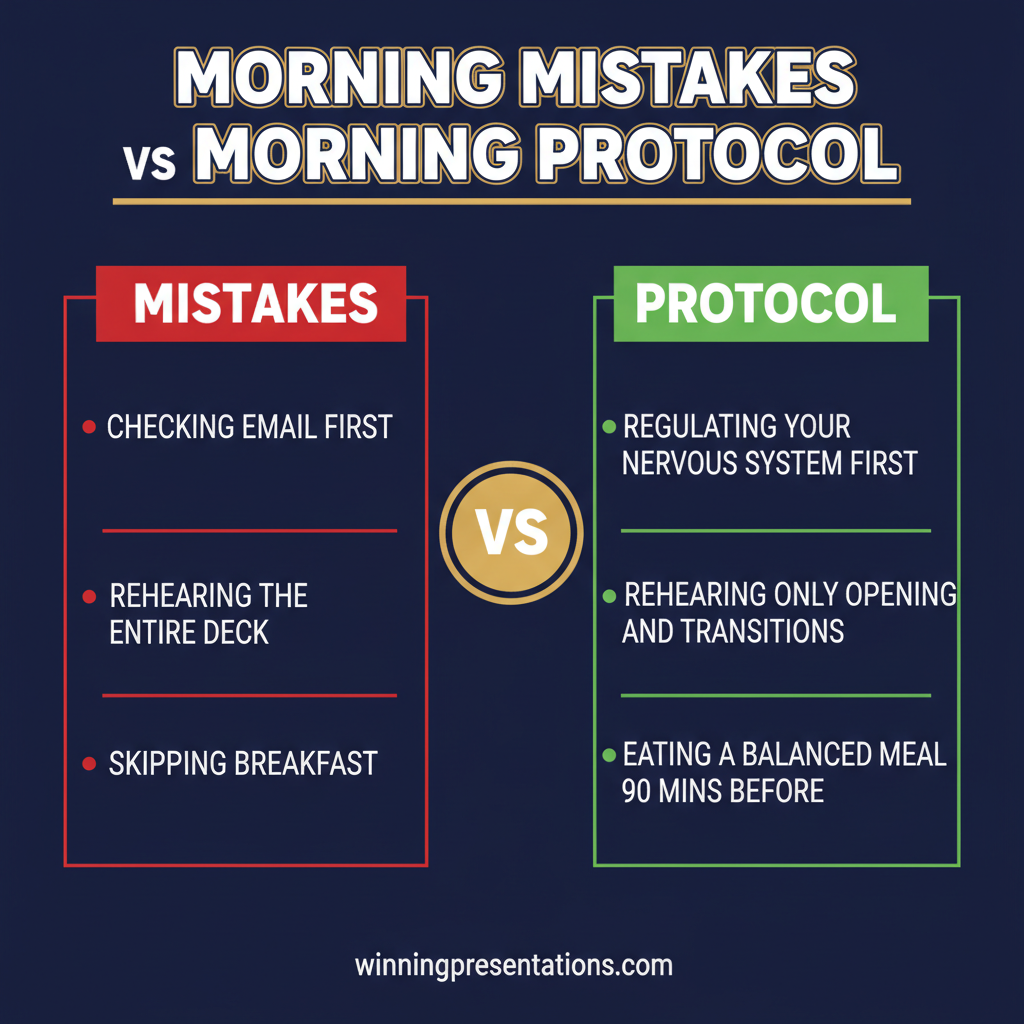 Morning Protocol for Presentation Day: The 90-Minute Routine That Calms ...